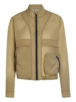 LITERARY SPORT Celeste Ventilated Shell Jacket - Beige