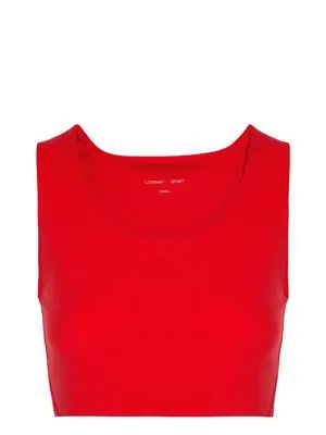 LITERARY SPORT Maud Stretch-jersey Bra Top - Red