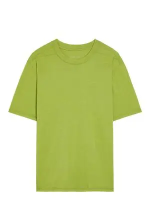 LITERARY SPORT Harper Wool-blend T-shirt - Green