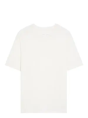 LITERARY SPORT Harper Wool-blend T-shirt - White