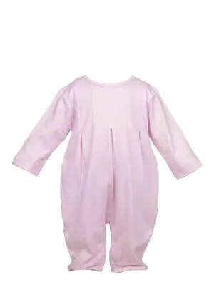 CUCLIE Layette Long Sleeve One-piece - Pink