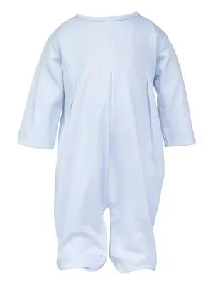 CUCLIE Layette Long Sleeve One-piece - Light Blue