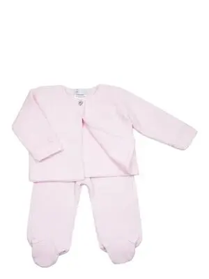 CUCLIE Hand-smocked Layette Set - Pink