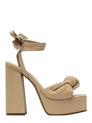 ALTA Platform Sandals With Knotted Detailing