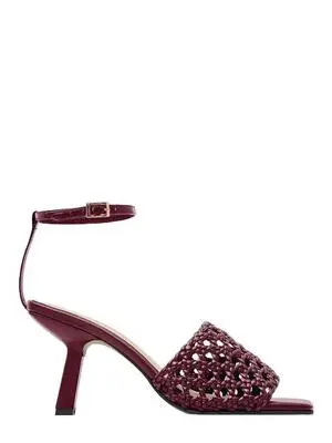 ALTA Francca Woven Sandals Wine
