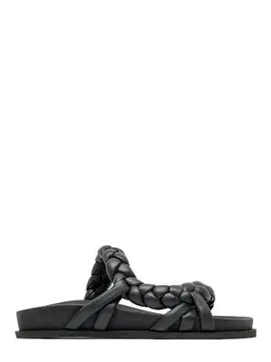 ALTA Corinna Braided Sandals - Black