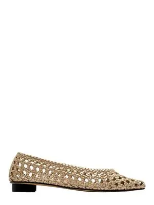 ALTA Leather Flat - Silver