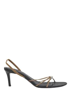 Christopher Esber Giro Leather Heels - Brown
