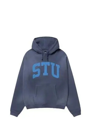 StÜssy Stu Applique Hoodie - Blue