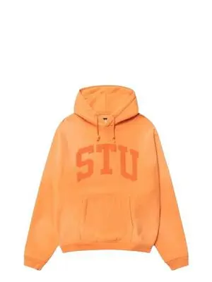 StÜssy Stu Applique Hoodie - Orange