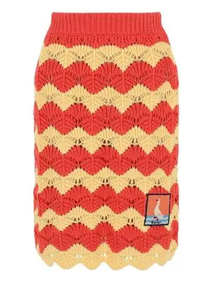 GUCCI Chevron Knit Skirt