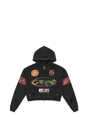 GODSPEED Speedway Zip Up Hoodie - Black