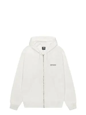 StÜssy Jumbo Pig Dyed Zip Hoodie - Natural