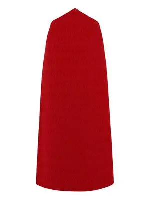 Gucci Wool Blend Midi Skirt - Red