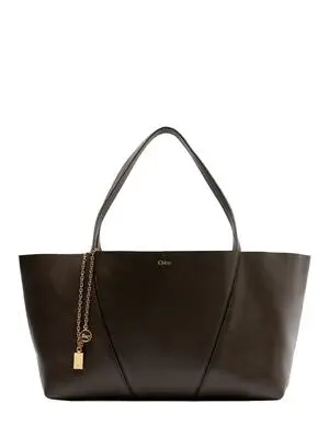 Chloé Spin Medium Tote Bag - Grey