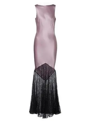 Nina Ricci Silk-blend Gown - Pink