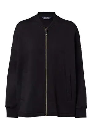 Max Mara Radioso Cotton-blend Blouson Jacket - Black