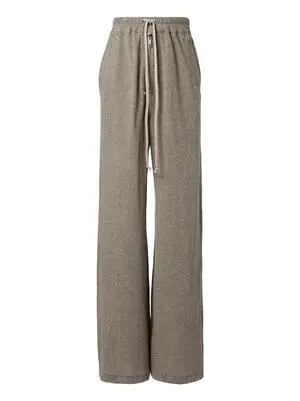 Rick Owens Cotton-blend Jersey Sweatpants - Grey