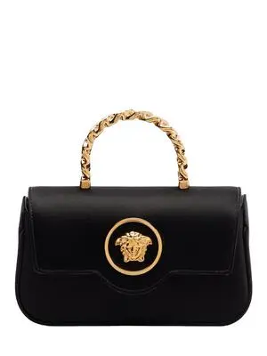 Versace La Medusa Mini Top-handle Bag - Black