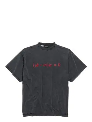 Balenciaga Dirac Equation Oversized T-shirt - Black