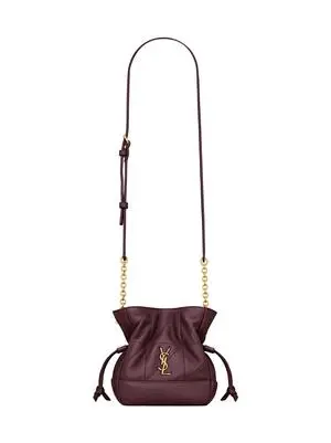 Saint Laurent Mini Jamie Shoulder Bag - Burgundy