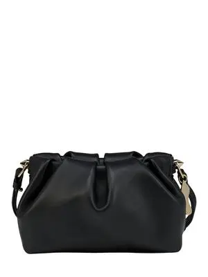 CHRISTIAN LOUBOUTIN Eva Mini Leather Shoulder Bag - Black