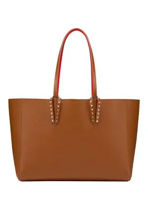 CHRISTIAN LOUBOUTIN Cabata Small Tote Bag - Brown