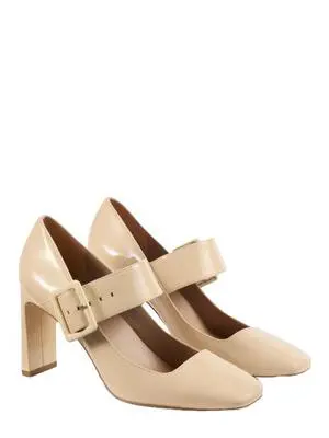 LK BENNETT Phoebe Mary Jane Pumps - Buttercream