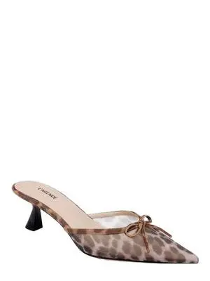L'Agence Palermo Pointed Toe Mule - Leopard