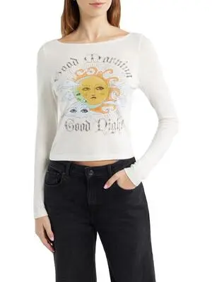 Daydreamer Graphic Cotton-blend T-shirt - Vintage White