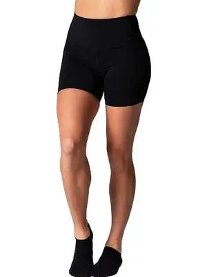 TAVI Stash & Dash Biker Shorts 6 Ebony