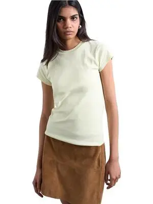 Topshop Everyday Cotton T-shirt - Light Green