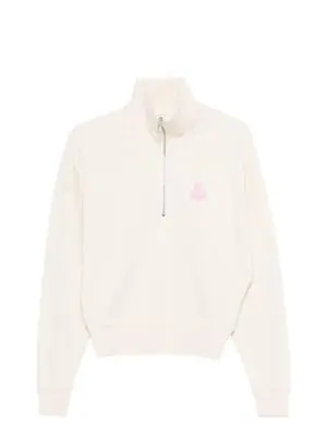 MARANT ETOILE Ross Cotton Sweatshirt - Beige