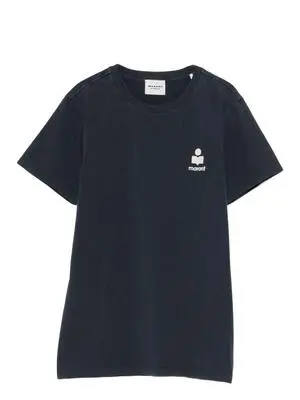 MARANT ETOILE Aby Cotton T-shirt - Blue