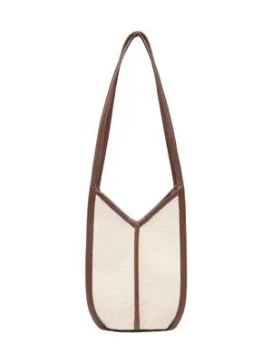 Hereu Calella Canvas Bucket Bag - White