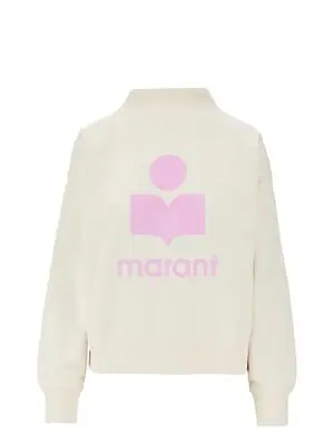 MARANT ETOILE Moby Cotton Sweatshirt - Beige