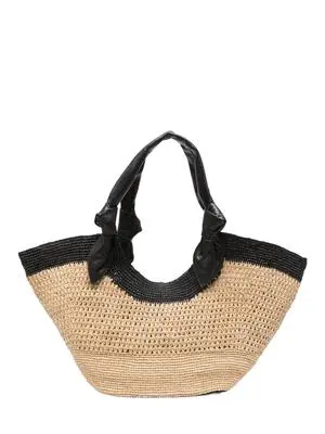 Hereu Fonol Raffia Tote - Brown