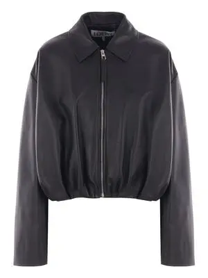 LOEWE Draped Leather Jacket