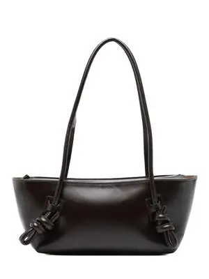 Hereu Fleca Leather Shoulder Bag - Brown