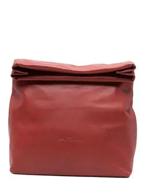 CORTANA Delhi Large Leather Clutch - Red