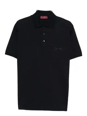 Gucci Cotton Polo Shirt - Blue