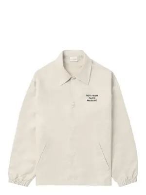 Drole De Monsieur La Vest Slogan Jacket - White