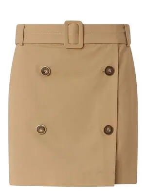 PINKO Mini Skirt With Buttons And Belt