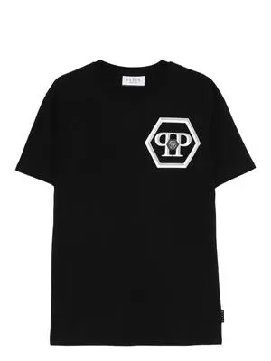 Philipp Plein T-shirt With Logo - Black
