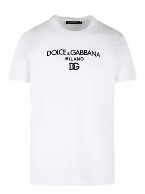 Dolce & Gabbana T-shirt With Logo - White