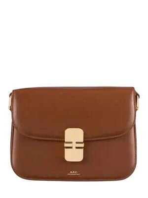 A.p.c. Small Grace Shoulder Bag - Brown