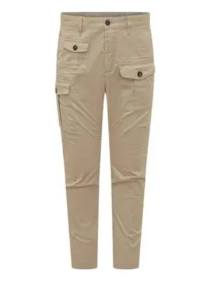 Dsquared2 Cotton Trousers - Beige