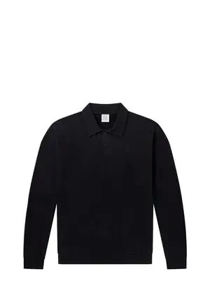 Vetements Logo-embroidered Distressed Cotton-jersey Sweatshirt - Black