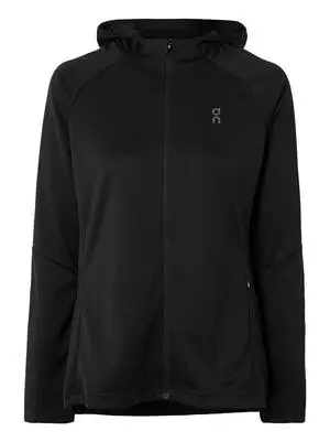 On Climate Recycled Stretch-jersey Hooded Jacket - Black