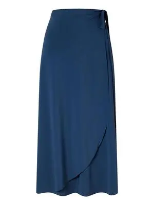 ERES Julieta Stretch-jersey Wrap Midi Skirt - Blue